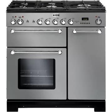 Piano de cuisson gaz FALCON KITCHENER 90 Mixte INOX CHROME | Axium Electro